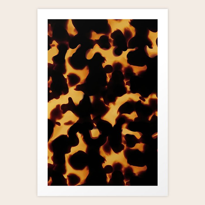 tortoise shell print decor