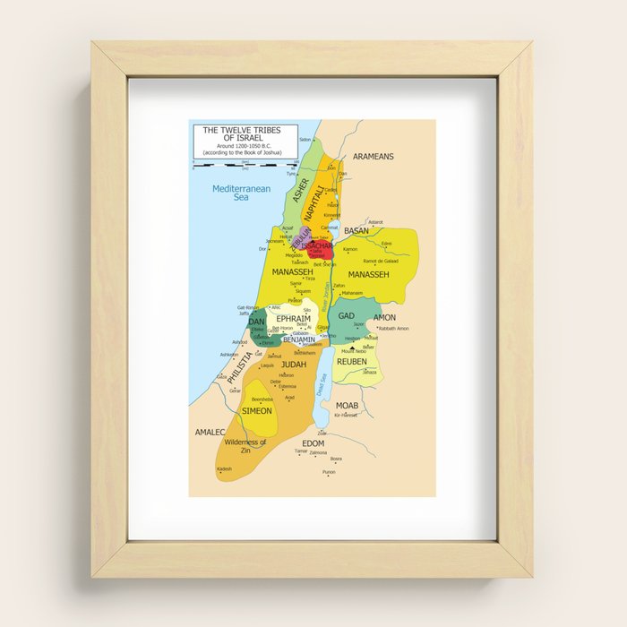 Book Of Joshua Map