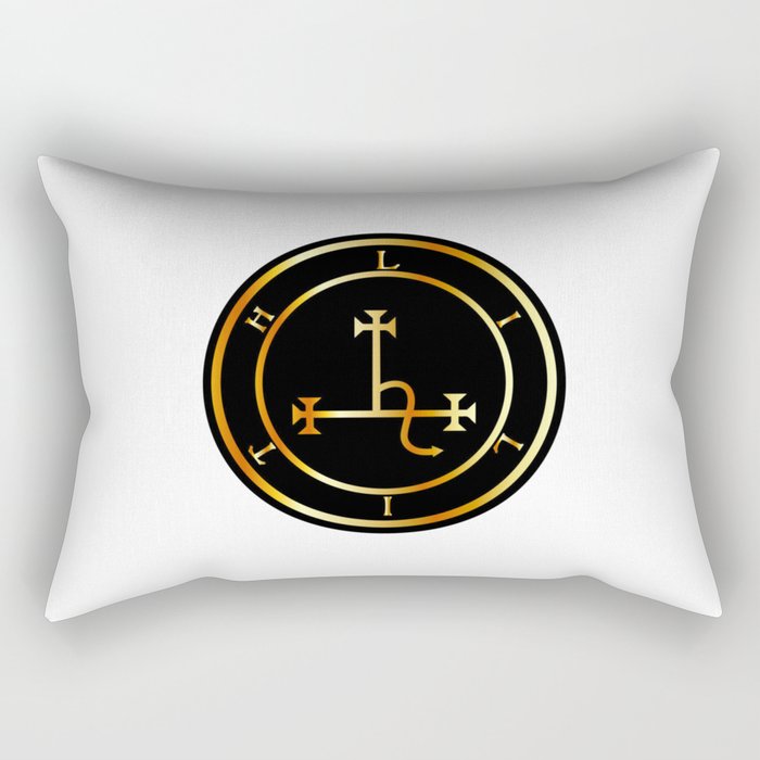Sigil of Lilith- Female demon Lilith symbol in gold Rectangular Pillow ... Sigil of Lilith- Female demon Lilith symbol in gold Rectangular Pillow ...