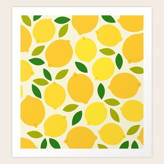 Lemon Art Print by forgetme | Society6
