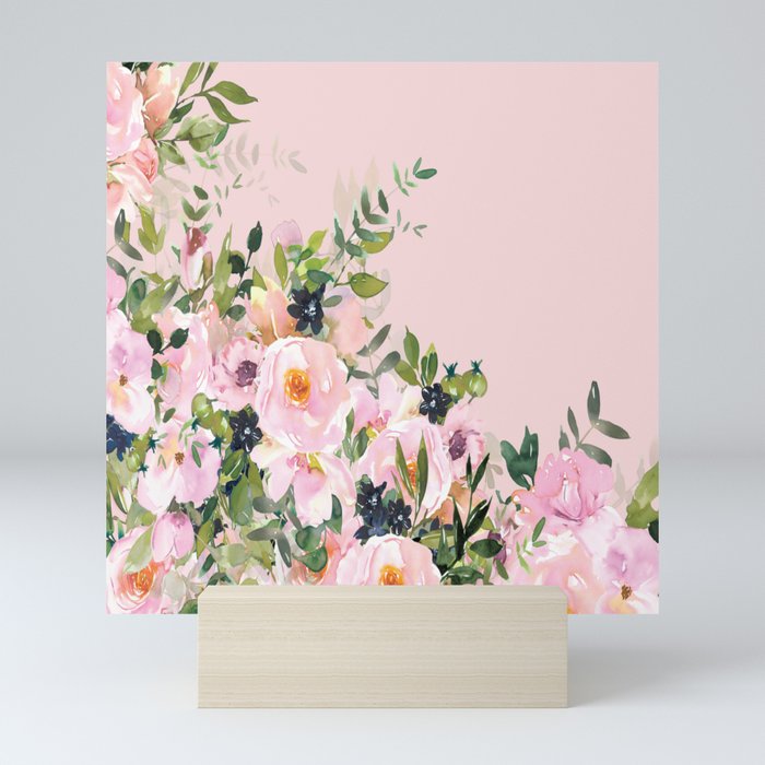 boho watercolor print