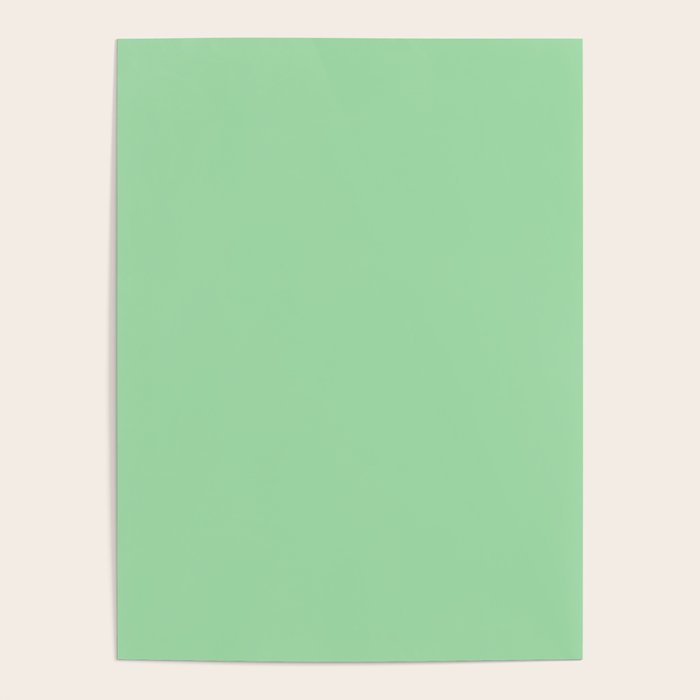 Bright Mint Green Solid Color - Pairs with Coloro Neo Mint 065-80-23 ...
