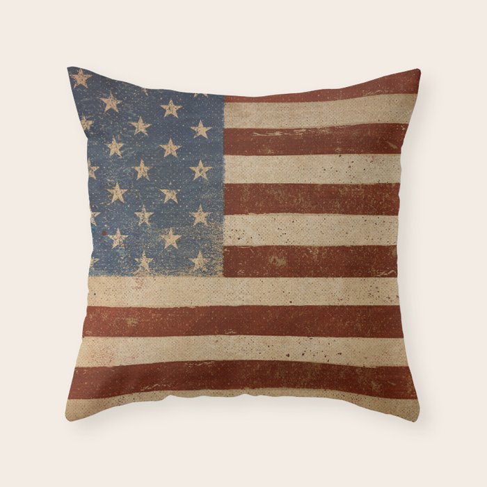 us flag cushion