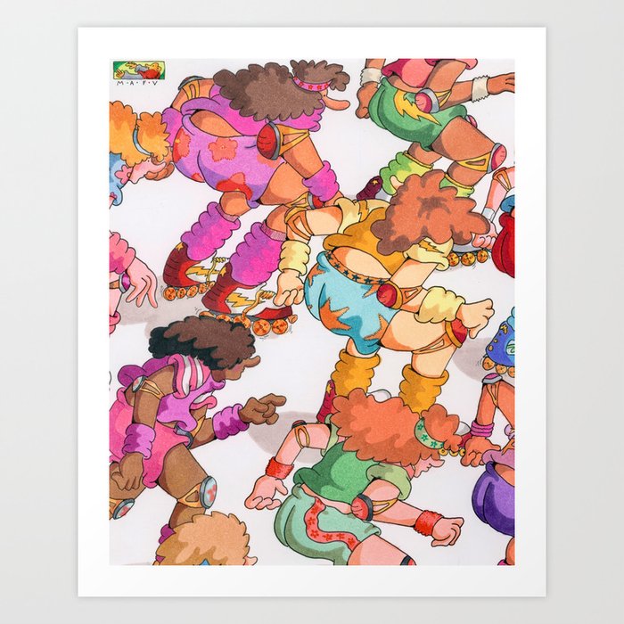 roller derby artwork