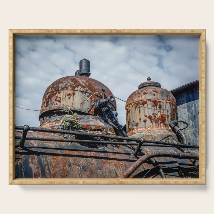 Rusting Sand Dome Steam Dome Locomotive Engine Detail Serving Tray by ...