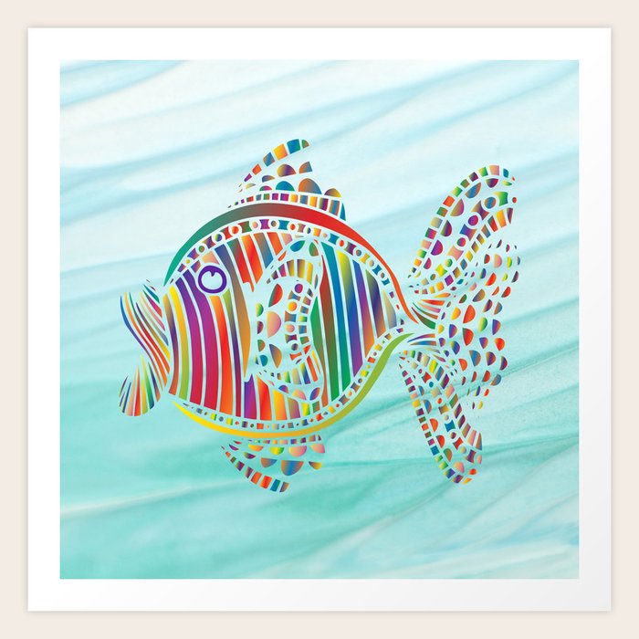 Mosaic Patterns Fish