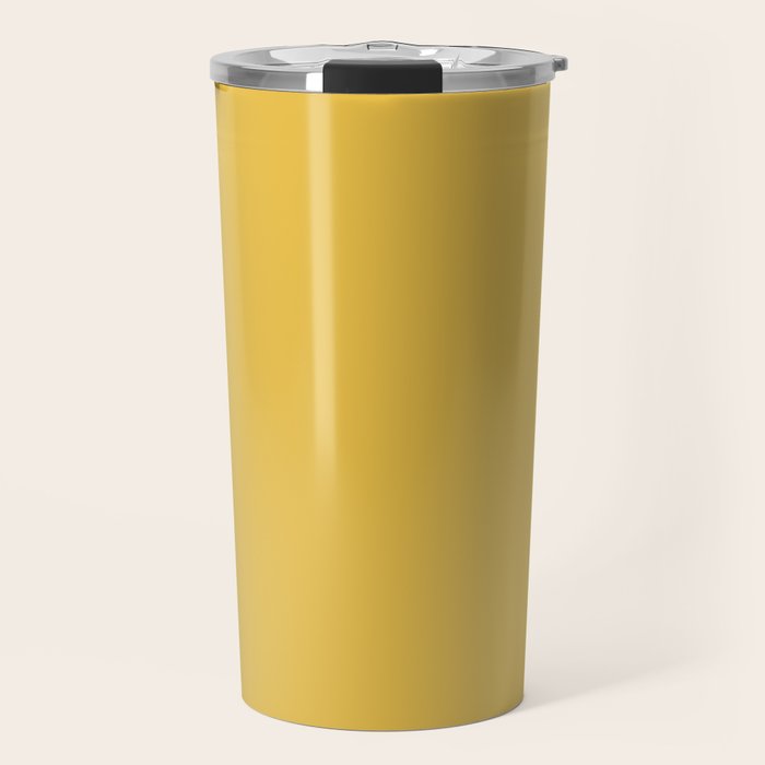 Mustard Yellow Color Travel Mug by KOOVOX | Society6