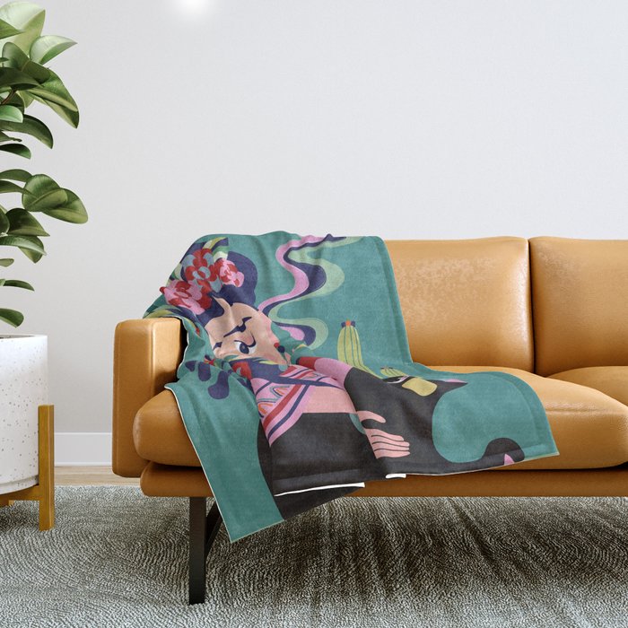 frida kahlo throw