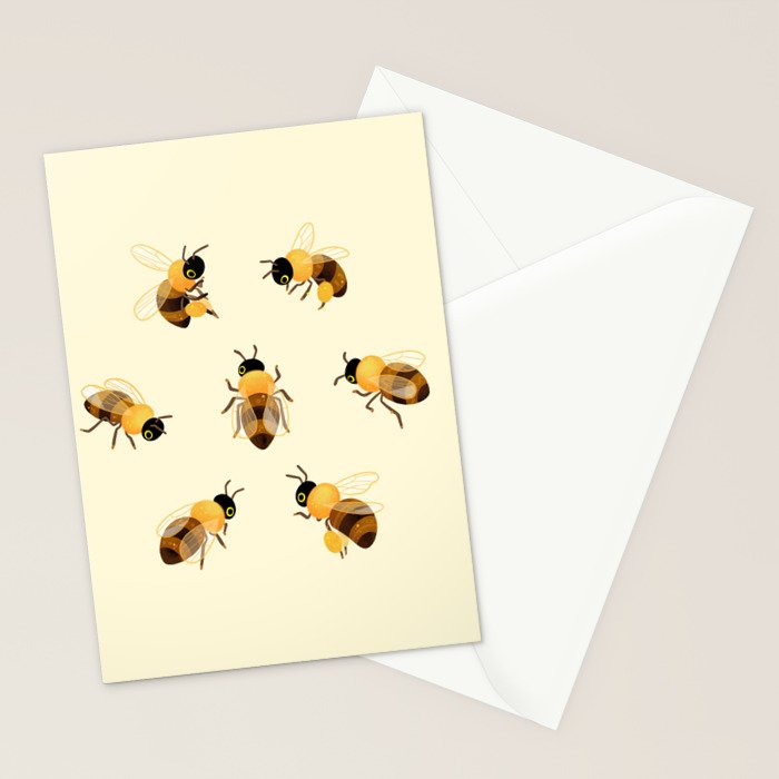 bees stationery
