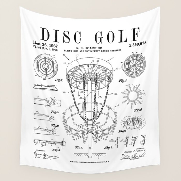 disc golf drawing