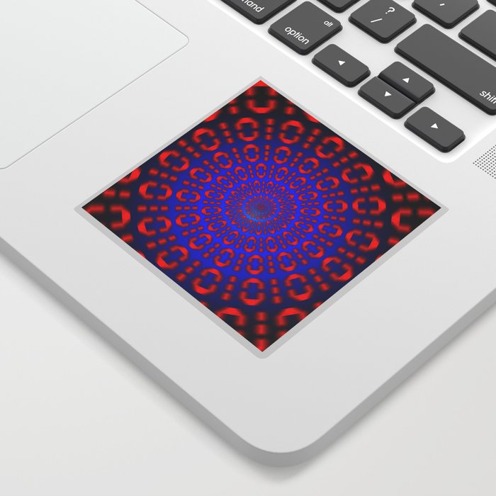 binary code optical illusion rotation Sticker by ruacon1 | Society6