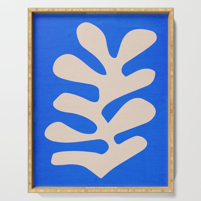 Chathams Blue: Wild Leaf | Matisse Foliage Paper Cutouts 02 Serving ...
