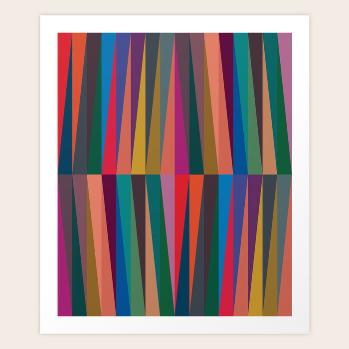 triangle abstract art