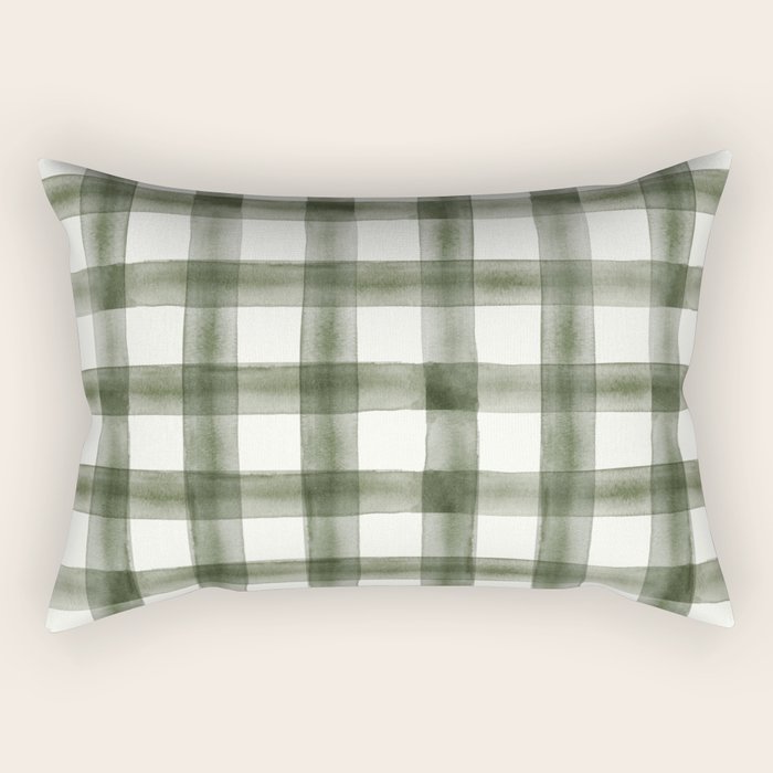 dark green rectangle cushion