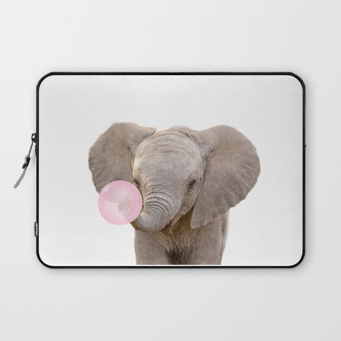 how to draw a elephant blowing bubbles