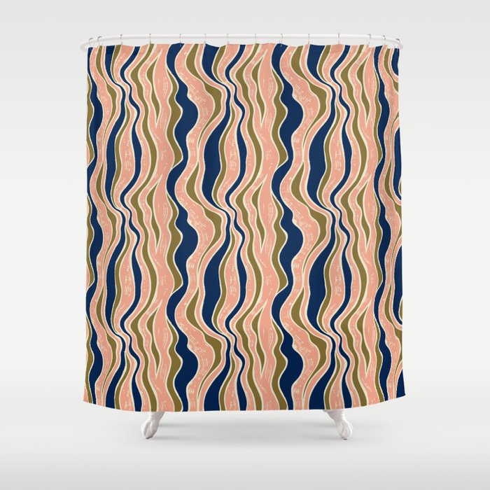Patterned Printed Shower Curtains Society6