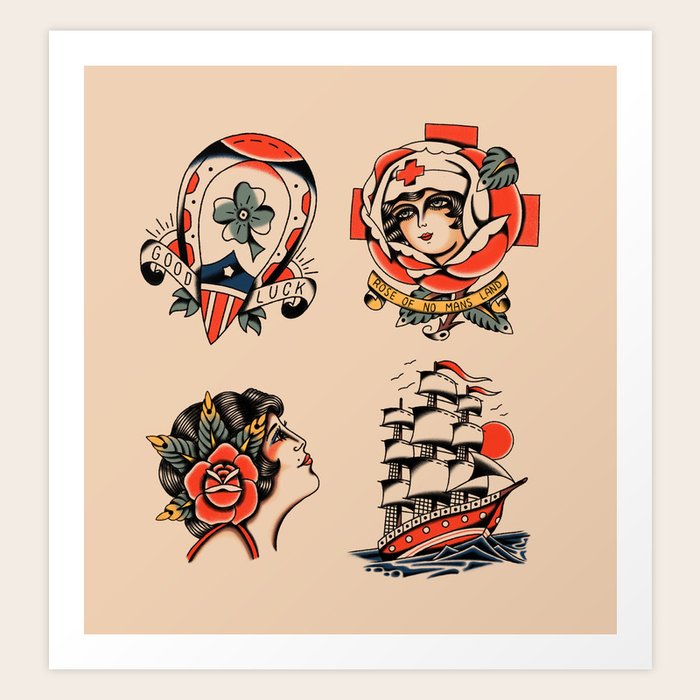 traditional flash artwork