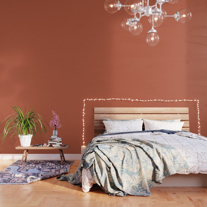 Burnt Orange Accent Wall Color
