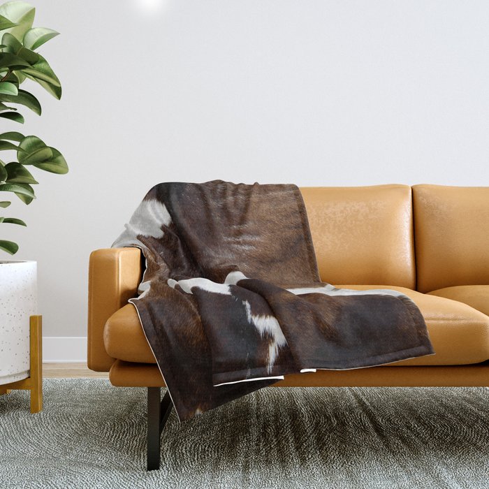 cowhide pattern blanket