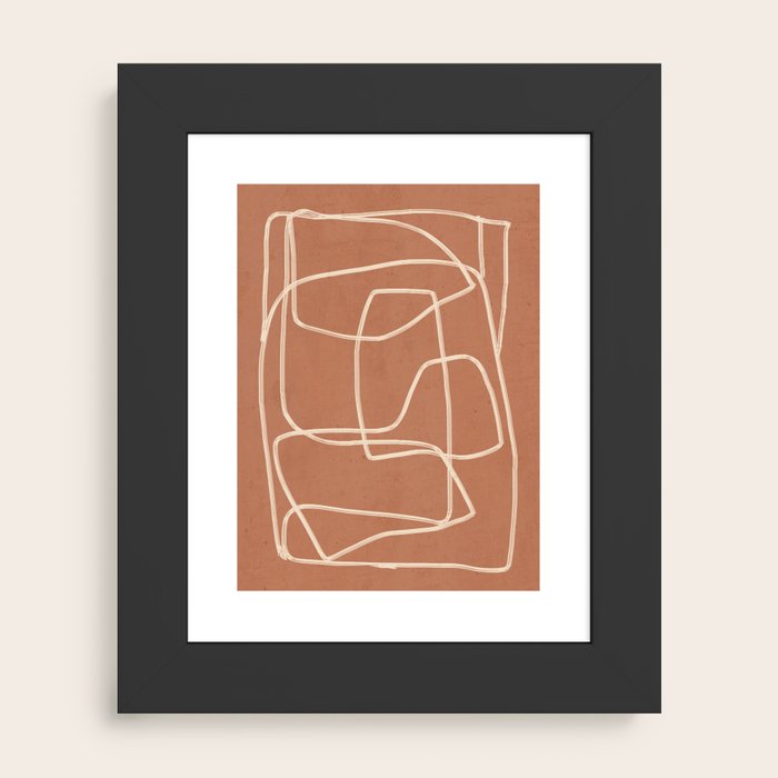 abstract line prints