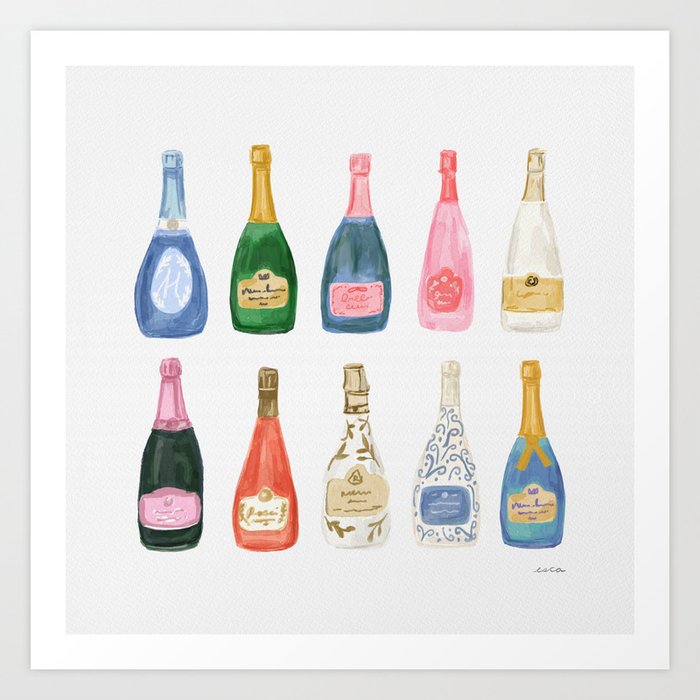 champagne artwork