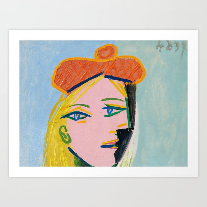 Pablo Picasso Head Of A Woman Art Print By Emidye20 Society6