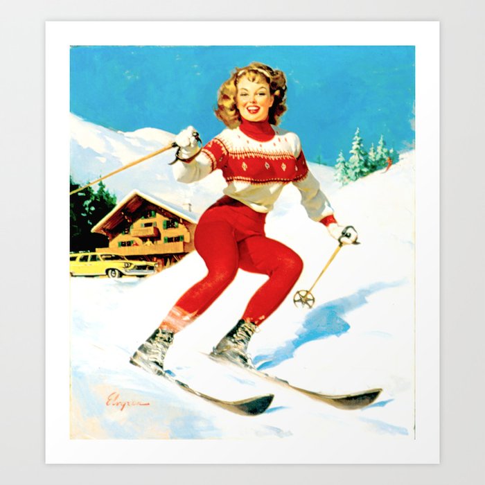 Christmas Pin Up Elvgren