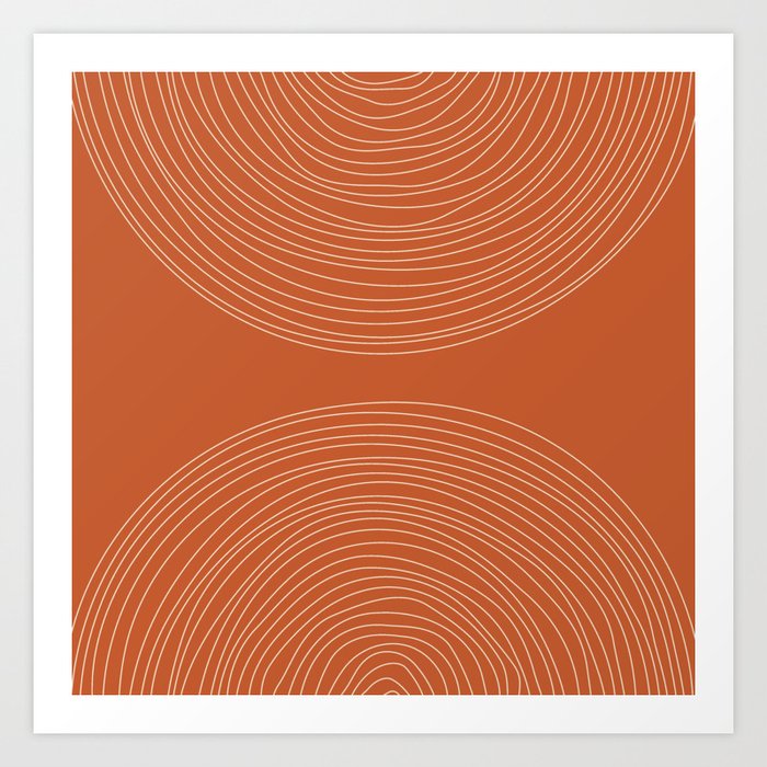 Minimal Line Art Balance Art Print by Dagitab | Society6