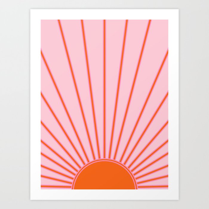 sun artwork print