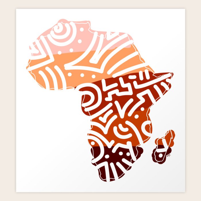 Africa Continent Outline