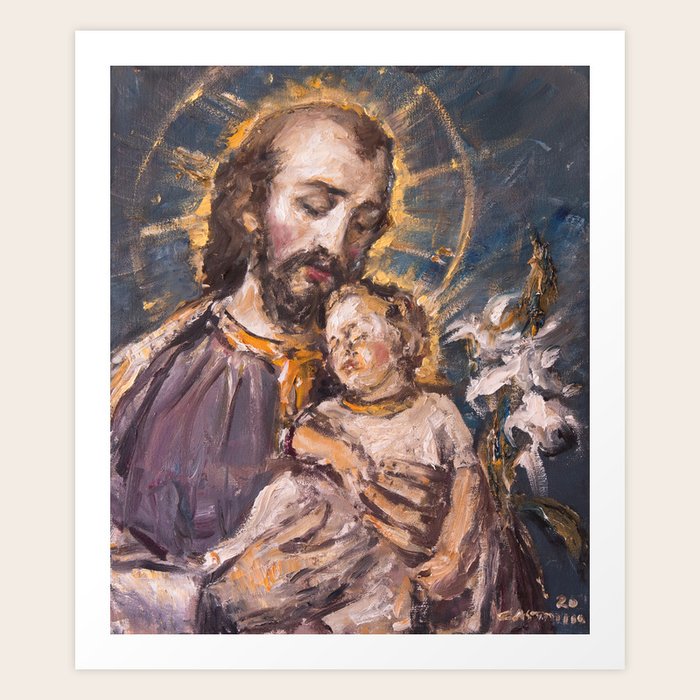St. Joseph Art Print by CASTRILLO | Society6