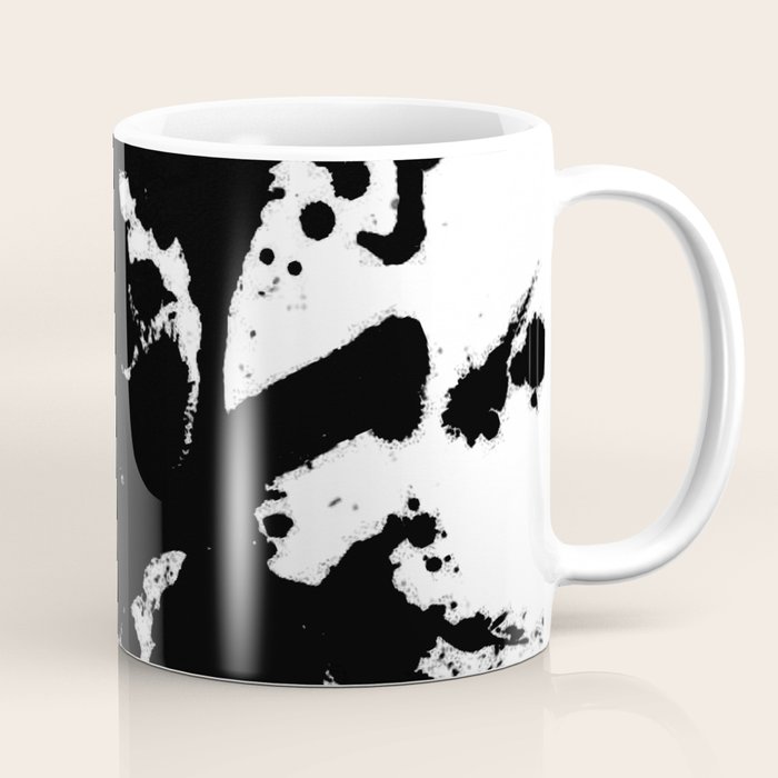 splatter coffee mug