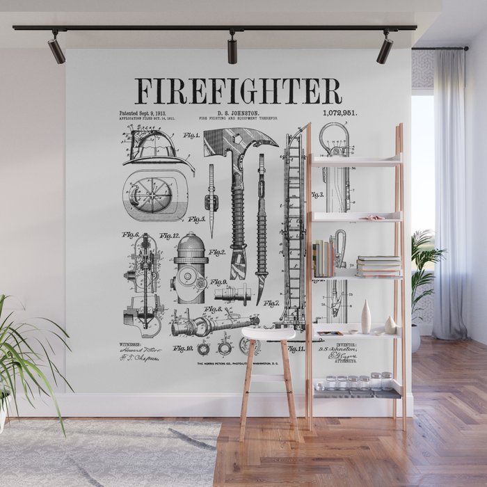 Firehouse Wall Mural