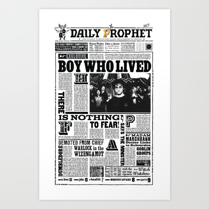 Daily Prophet Printable