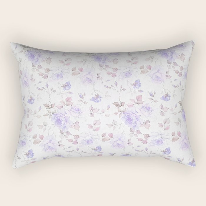 lavender rectangle cushion