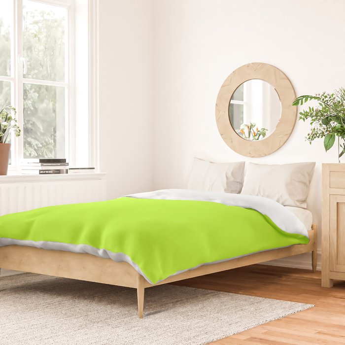 bright green bedding