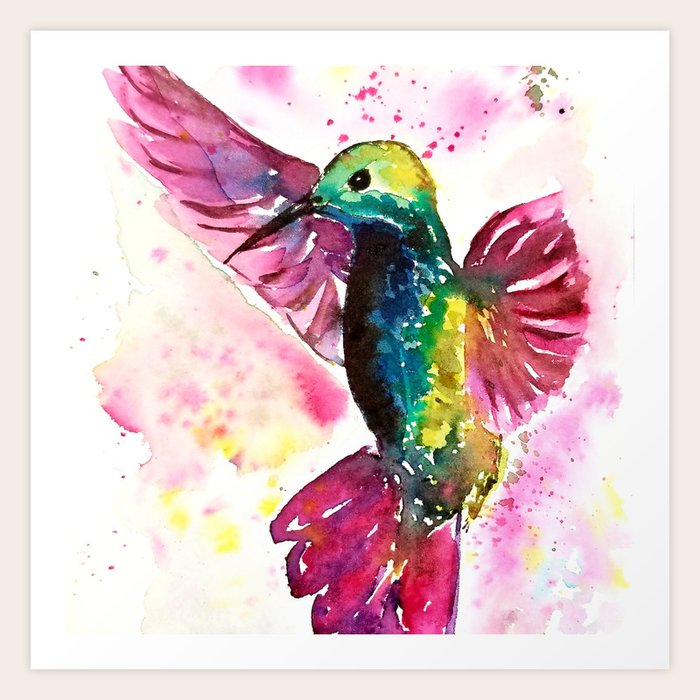 Abstract Hummingbird