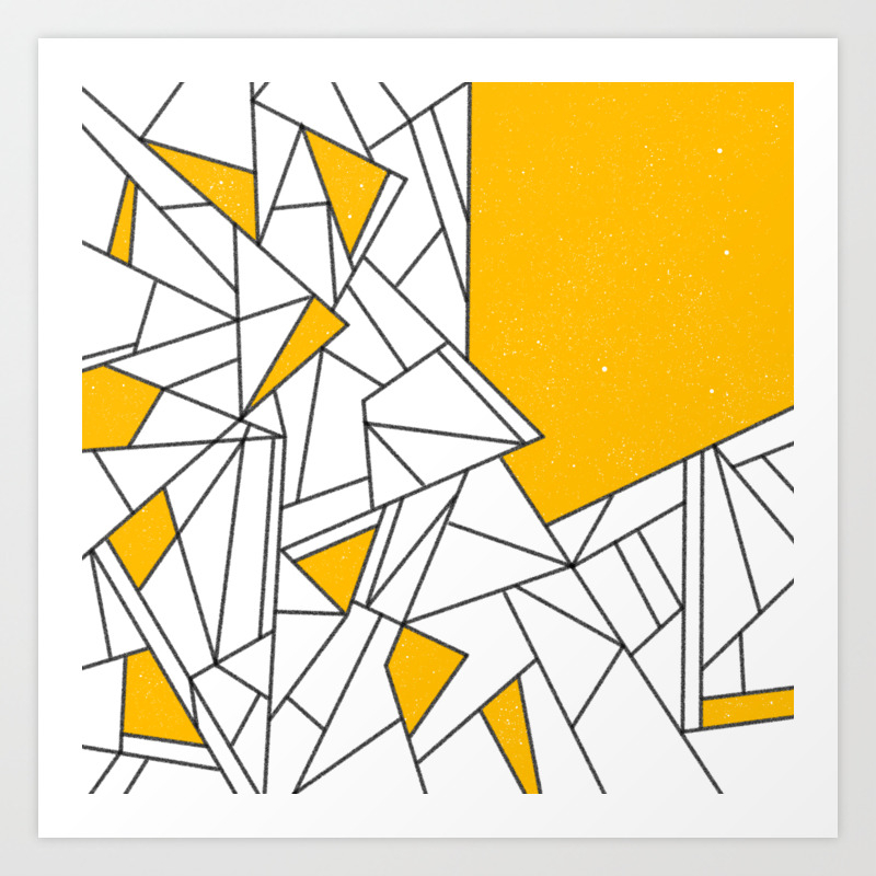 Yellow Geometric Pattern