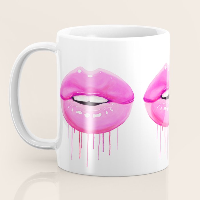 lips coffee mug