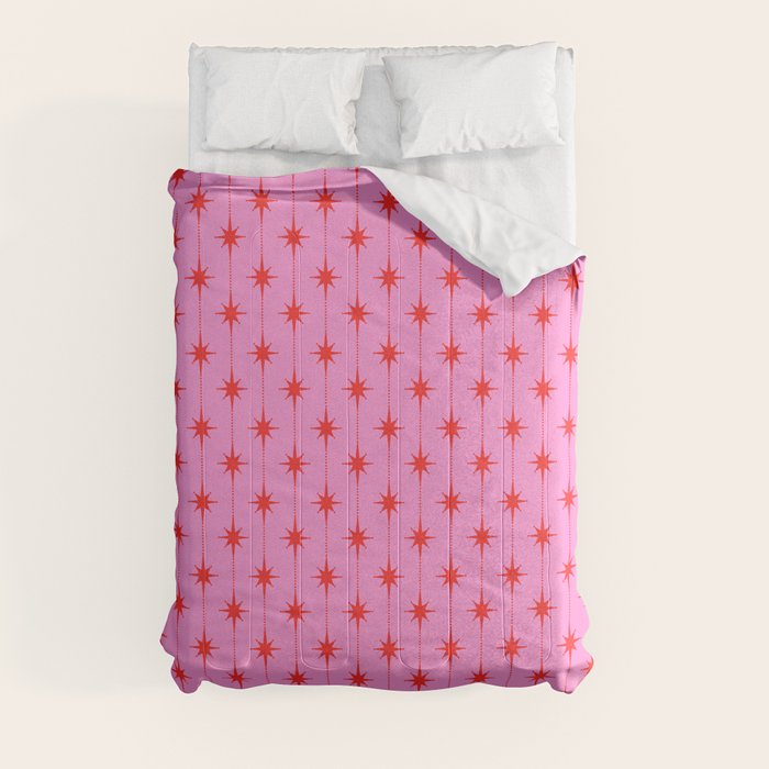 pink star comforter