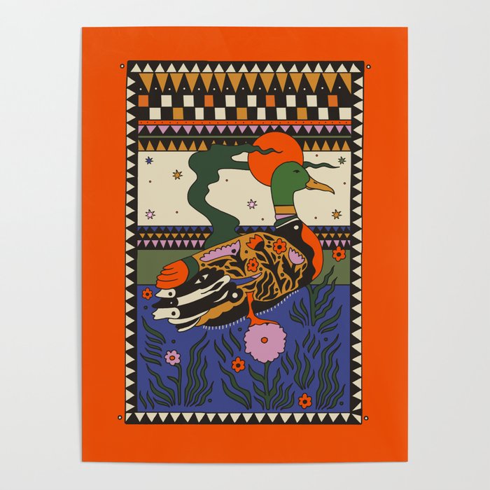 poster design orange