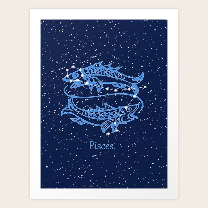 Pisces Constellation Art