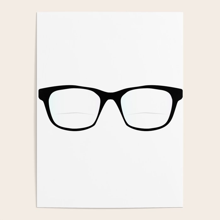 Pair Of Optical Glasses Poster by HomeStead Digital | Society6
