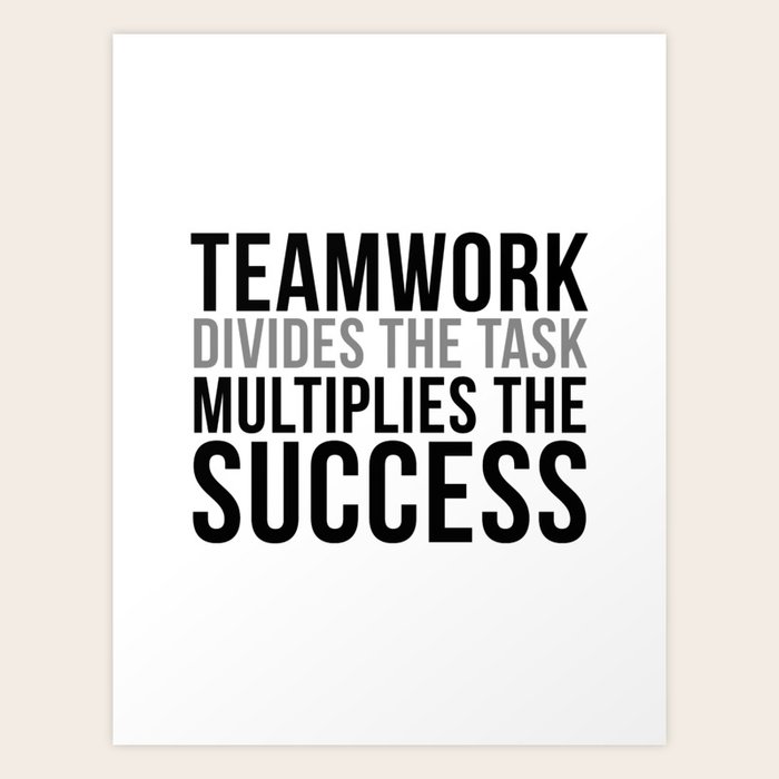 team work prints