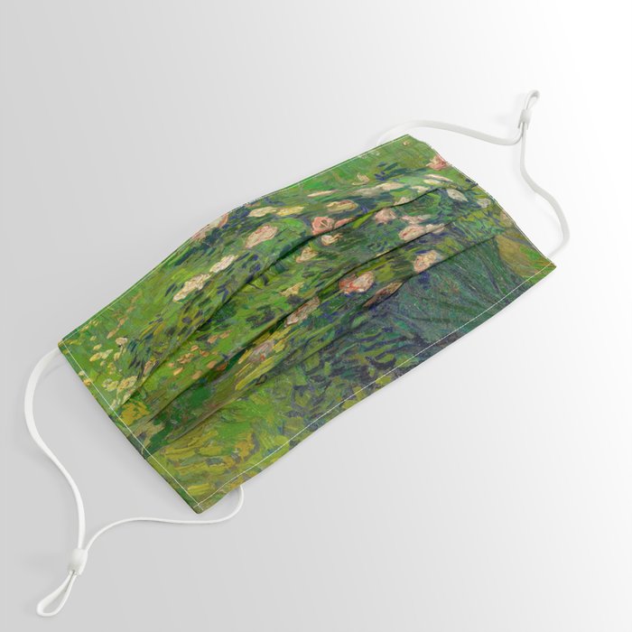 Vincent van Gogh Roses Face Mask by Vincent van Gogh | Society6