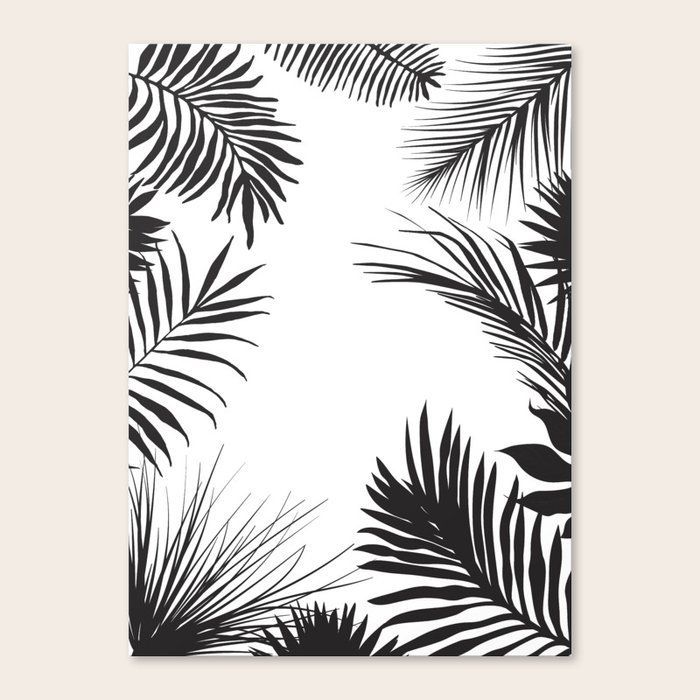 palm leaf canvas