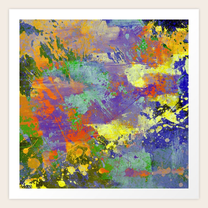 Paint Splatter Abstract
