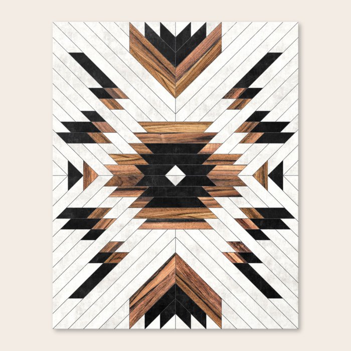 aztec wall art patterns