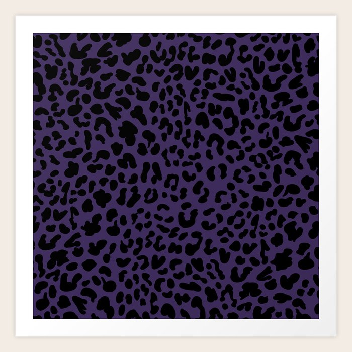 Purple Leopard Print Pattern