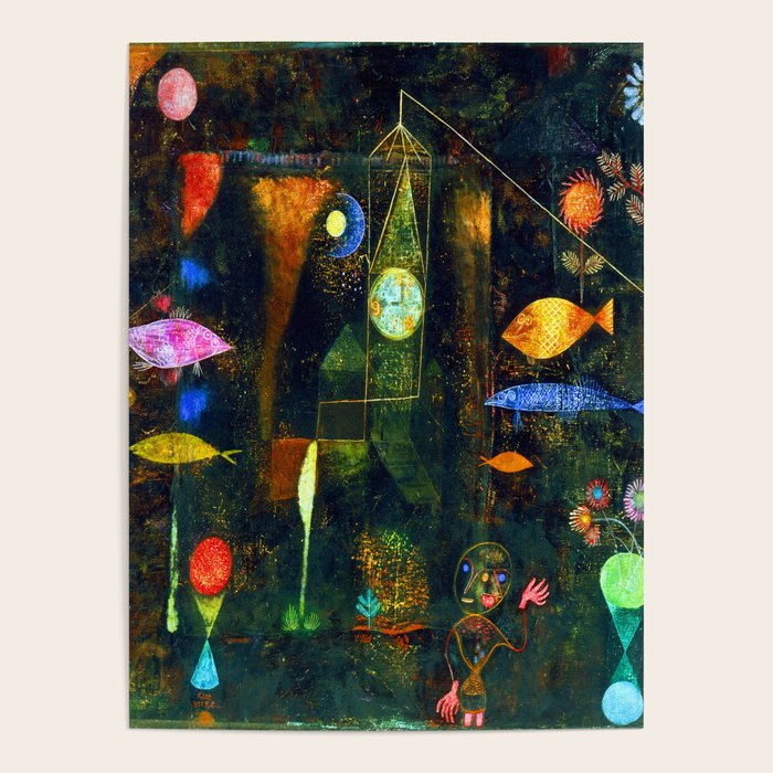 Paul Klee Fish Magic Poster by Jon Baran | Society6